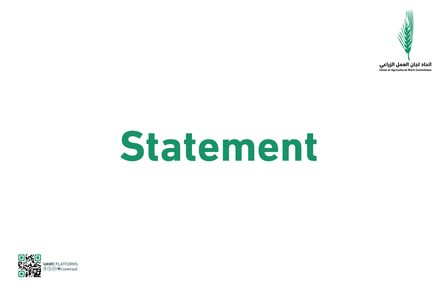 Home - Union of Agricultural Work Committees